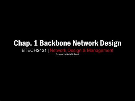 Ppt Chap 1 Backbone Network Design Powerpoint Presentation Free