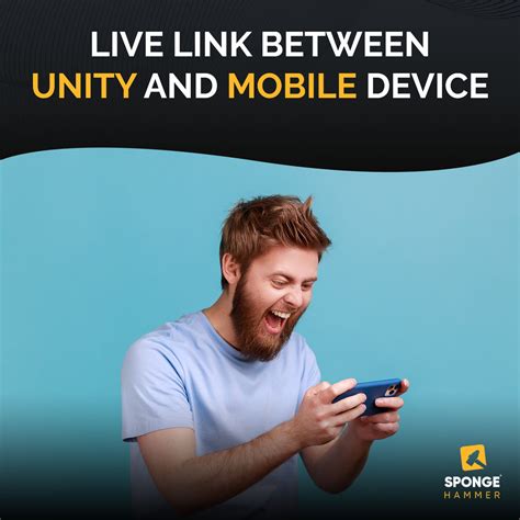 Live Link Between Unity And Mobile Device Sponge Hammer Limited