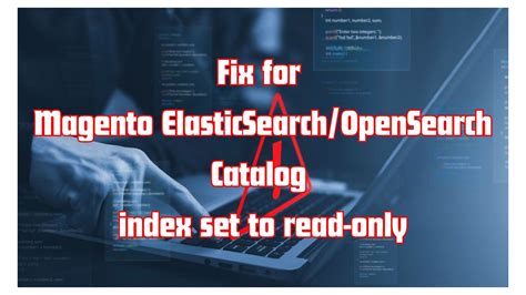 Fix Magento Indexing Error Elasticsearch Read Only Block