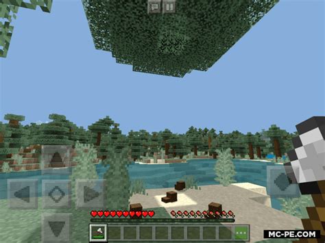 TreeCapitator 1 16 1 14 мод на рубку деревьев Моды для Майнкрафт ПЕ на телефон
