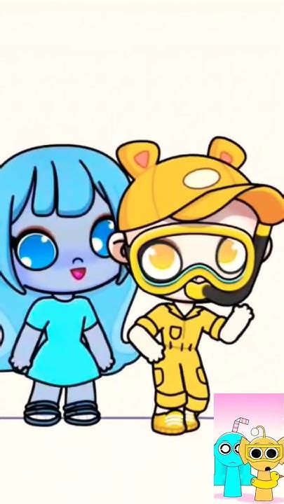 Sprunki Avatar World Oc Bailey Meets Aqua Banana Shorts Spruki Sprunkiincredibox