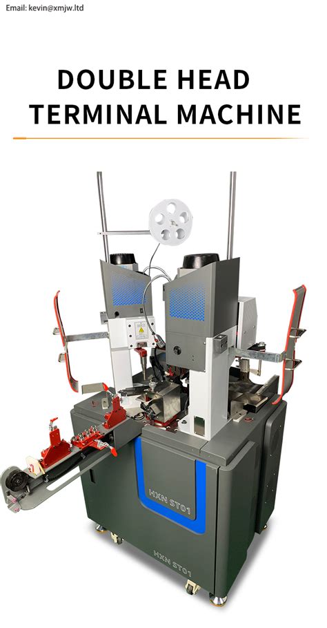 Double Head Fully Automatic Terminal Crimping Machine Wire Cutting