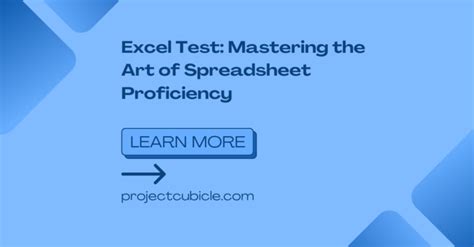 Excel Test Mastering The Art Of Spreadsheet Proficiency