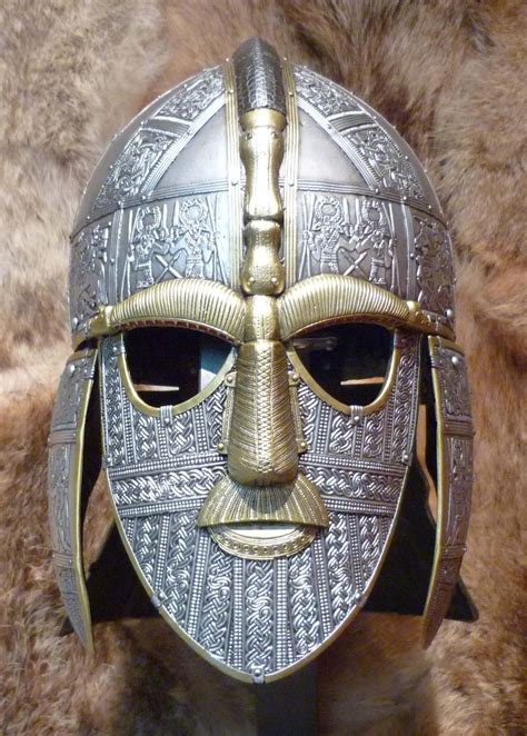 Sutton Hoo Helmet 625 A D Helmet Drawing Roman Gladiators Helmet