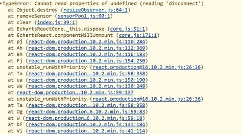 使用echarts for react报错Cannot read properties of undefined reading disconnect sanbeiicecream