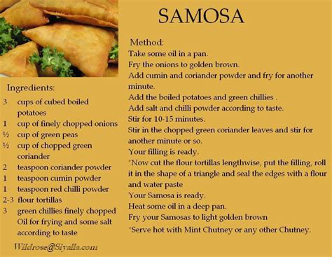 Samosa Recipe Siyalla