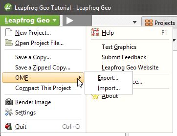 Open Mining Format OMF Export And Import