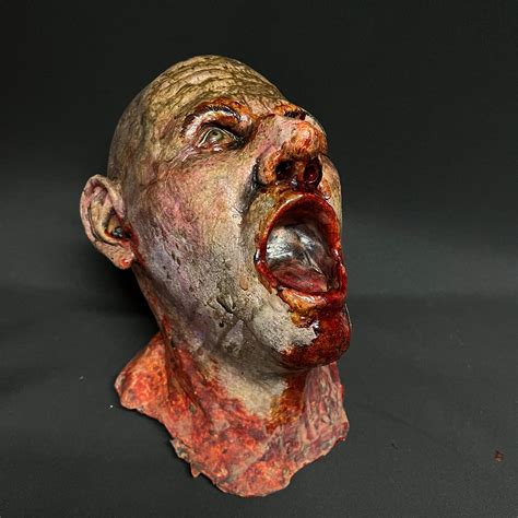 Silicone Severed Head Clarence Freshly Dead Silicone Severed Head Clarence Freshly Dead