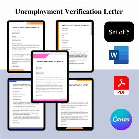 Printable Unemployment Verification Letter Sample