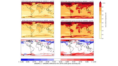 Anomalies In Near Surface Air Temperature Expressed As 2070 To 2100