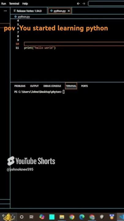 pov you leaning python coding python fypシ゚viral youtube