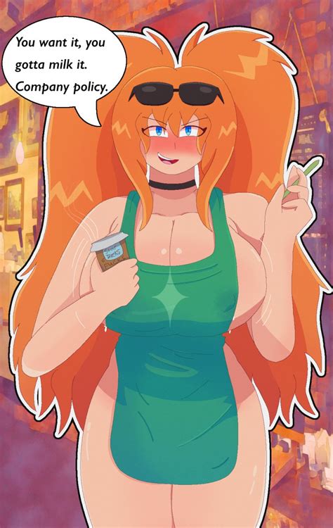 Rule 34 1girls Apron Apron Only Bare Shoulders Big Breasts Blue Eyes Breasts Breasts Bigger