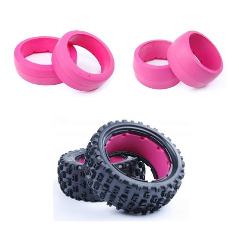 Rc 자동차 휠 림 방수 타이어 라이너 폼 라이닝 15 스케일 Hpi 레이싱 Km Rofun Baha 5b 니트로 버기 트럭 부품용 2 개쌍부품 And 액세서리