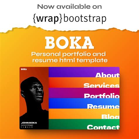 Slicemypage On Linkedin Webdesign Bootstrap Portfolio Wrapbootstrap Bokatemplate