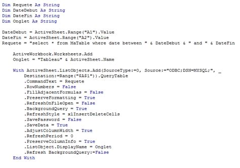 Comment Stopper Une Macro Vba En Execution Webanalytix Blog