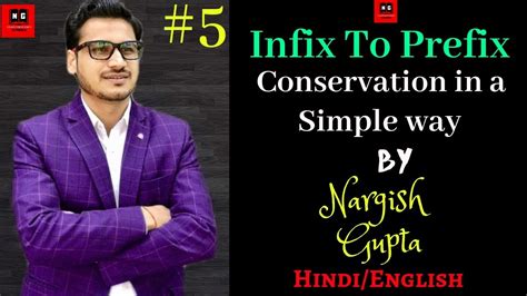 Infix To Prefix Conversion Using Stack Data Structure Part 15 Youtube