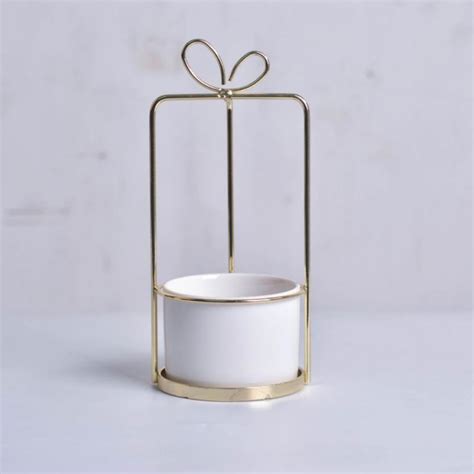 Wisremt Creative Fleshy Flower Pot Heart Shaped Square Frame Ceramic