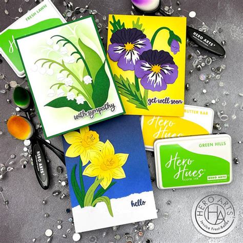 Df110 Daffodil Fancy Dies E Hero Arts