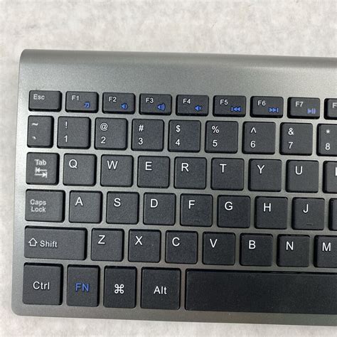 Joyaccess Kb2us Slim Wireless Keyboard Gray With Usb Dongle Receiver Ebay