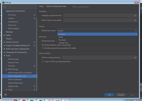 Unit Testing Disable Pytest In Pycharm Stack Overflow