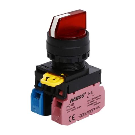 22mm Idec Similar Illuminated 2 3position Selector Switch 2no On Off Rotary Selector Switch