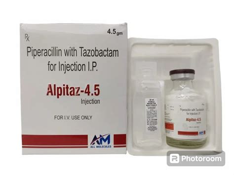 Piperacillin Tazobactam Injection 4 5 G At ₹ 400 Vial In Sadaura Id