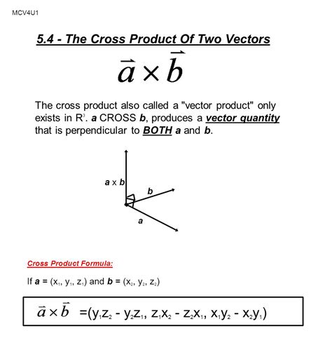 Vector Cross Product