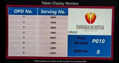 SmartQ Queue Management System For Hospital Digital Display Lcd At Rs 30000 Set In Surat