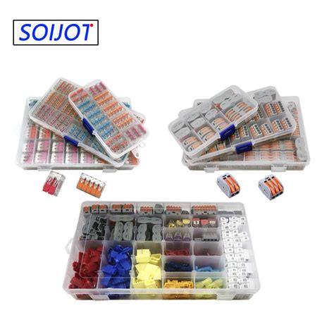 Wire Connector Set Box Universal Compact Terminal Vicedeal