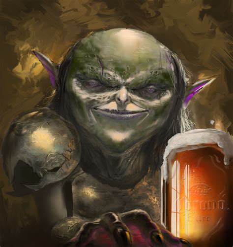 ArtStation - goblin´s beer sketchy