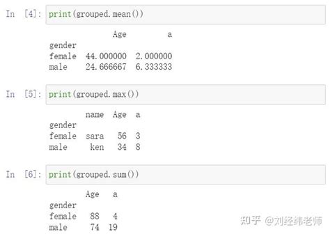 Python数据分析中对dataframe的 数据分组处理groupby 知乎