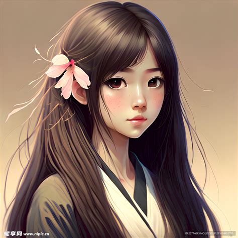 插画美女设计图 绘画书法 文化艺术 设计图库 昵图网