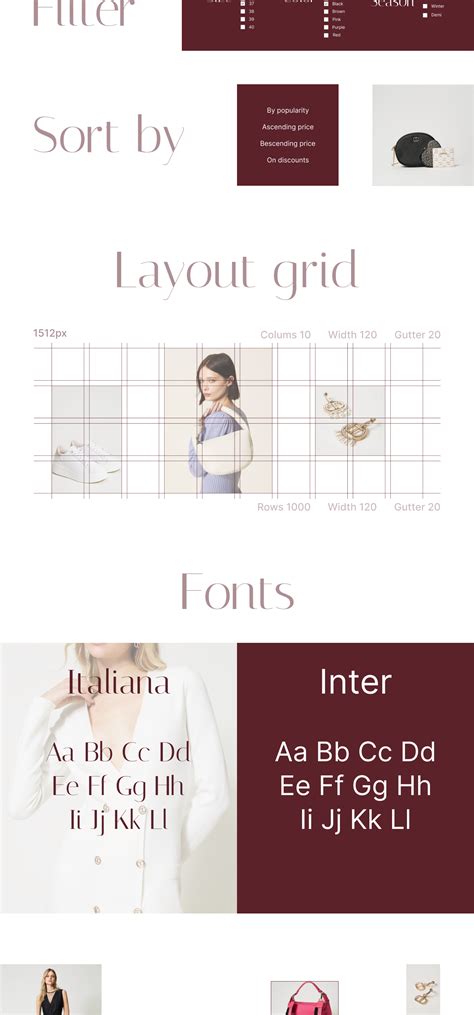 Online Fashion Store Design On Behance