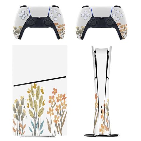 Bouquet Spring Ps5 Ps5 Slim Digital Disc Skin Sticker For Console And Controller Skins