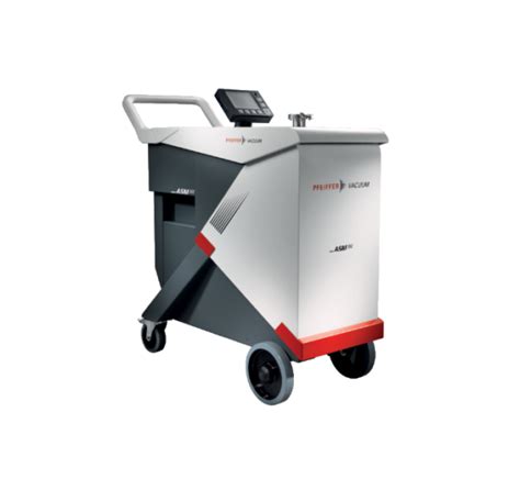 Pfeiffer Asm 390 High Performance Mobile Helium Leak Detector High