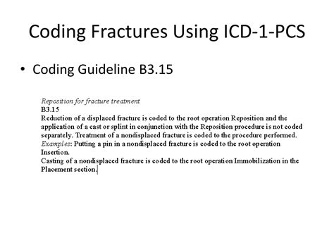 Fracture Coding Cm And Pcs Pptx
