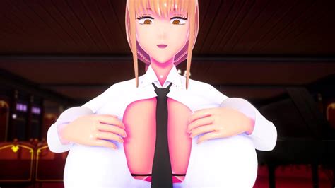 Animated Makima Hourglass Inflation