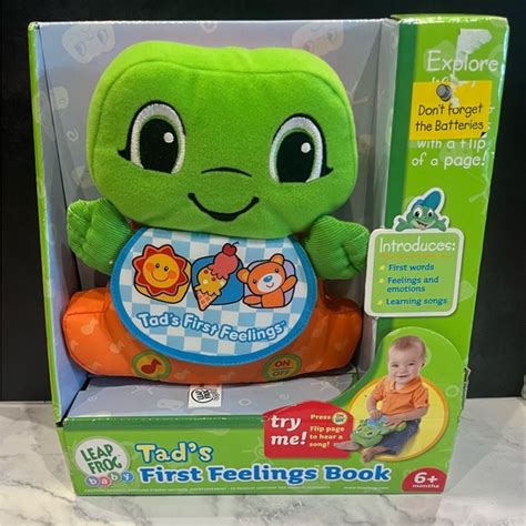 Leapfrog Toys Leapfrog Tads First Feelings Book A Plush Learning