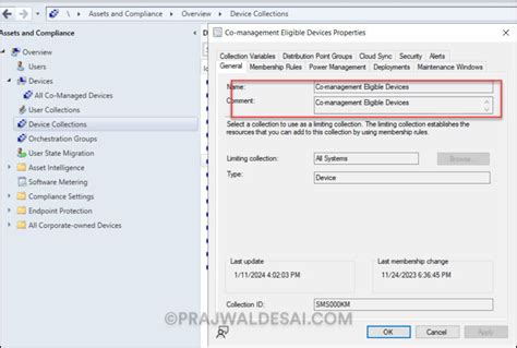 Create SCCM Collection For Co Managed Devices