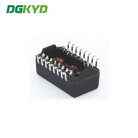 Customized Safety 1500v Ac Ethernet Transformer Smd 16 Pin 100base Filter