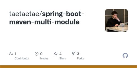 Github Taetaetaespring Boot Maven Multi Module