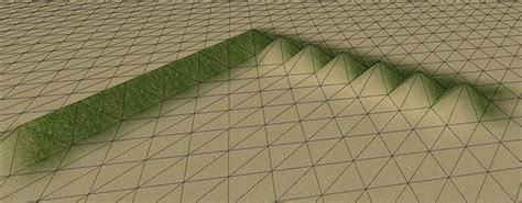 terrain heightmap tessellation how to avoid triangles folding