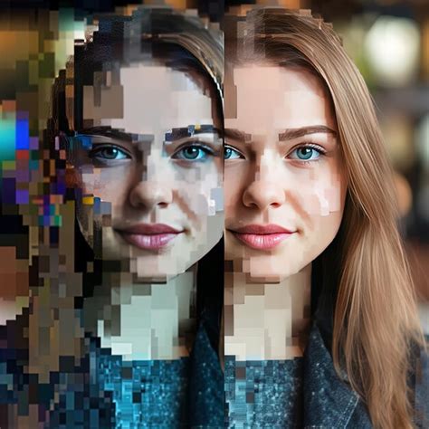 Premium Photo Two Women Are Posing For A Picture With The Same Image