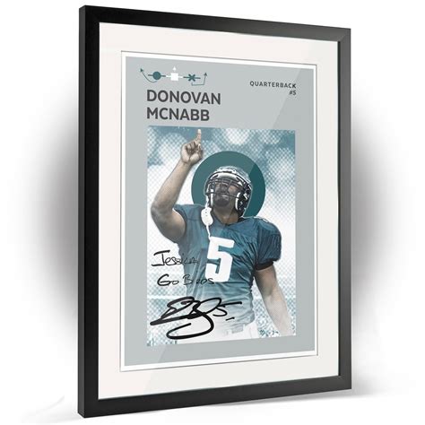 Donovan Mcnabb Custom Signed Art Prints Custom Autographs Fanfair