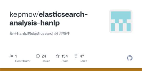 Github Kepmovelasticsearch Analysis Hanlp 基于hanlp的elasticsearch分词插件