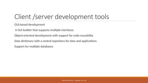 Csc Unit 1 Introduction To Client Server Computing Pptx