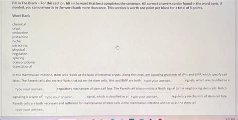 Solved Fill In The Blank For This Section Fill In The Chegg Com