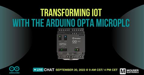 Mouser Electronics On Linkedin Iot Arduinoopta Paneldiscussion