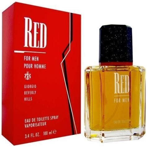 Red Giorgio Beverly Hills Cologne For Men 34 Oz New In Box Eau De