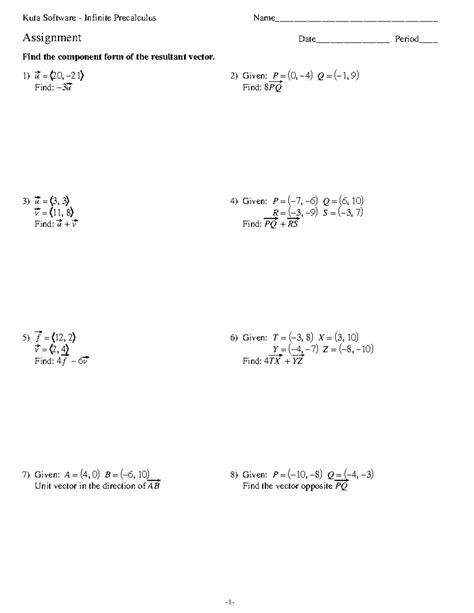 07 Vector Operations Math ©p I 2 D 0 K 1 L 6 Y `kouktwab